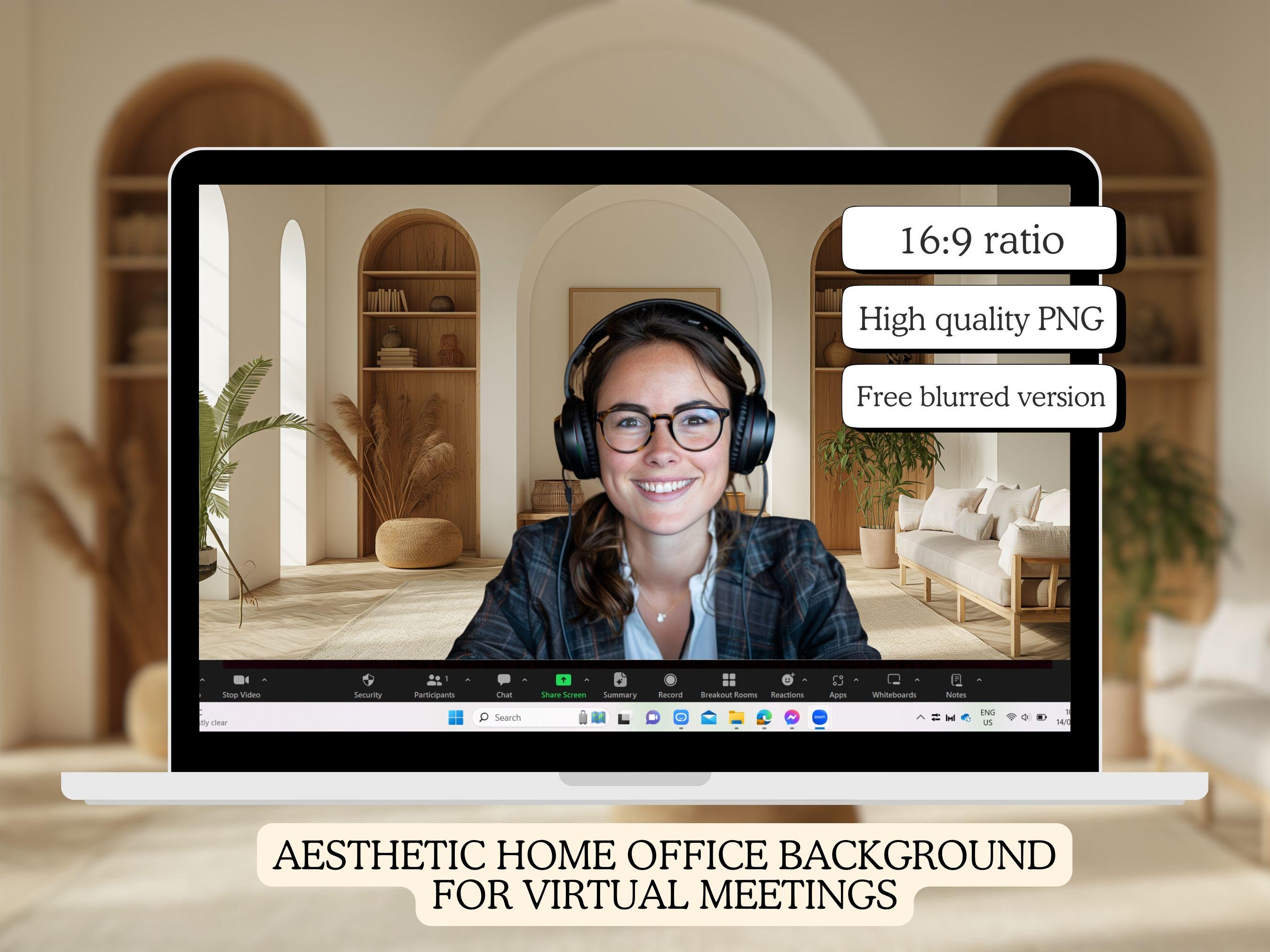Zoom Background Home Office Virtual Office Zoom Background Office ...