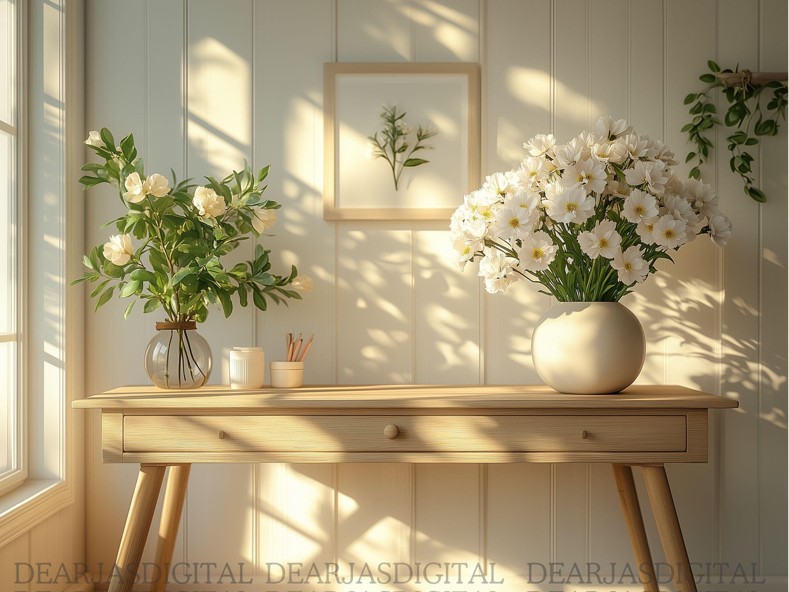 Cottage Core Teams Background for Virtual Meetings Boho Rustic Home ...