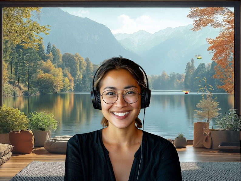 Lake View Virtual Background for Zoom, Teams, Meets, Webex | 16:9 Ratio ...