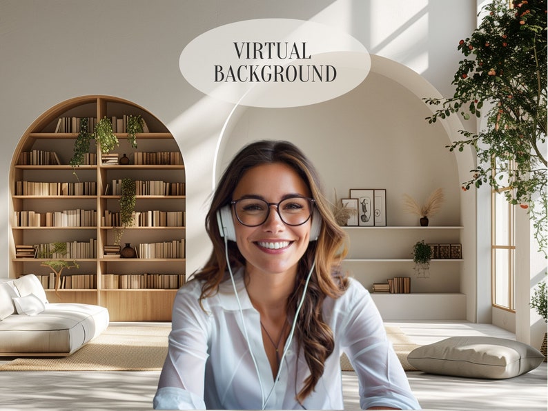 Zoom Background | Zoom Background Home Office | Home Office Virtual Background | Home Office ...