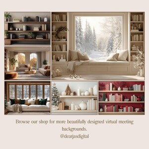 Holiday Virtual Backgrounds Festive Christmas & Winter Scenes for Zoom ...