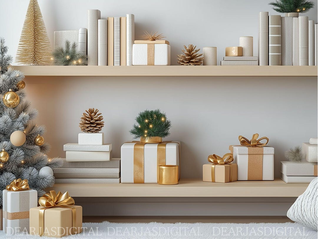 Christmas Zoom Backgrounds | Holiday Season Backdrop | Realistic Home ...