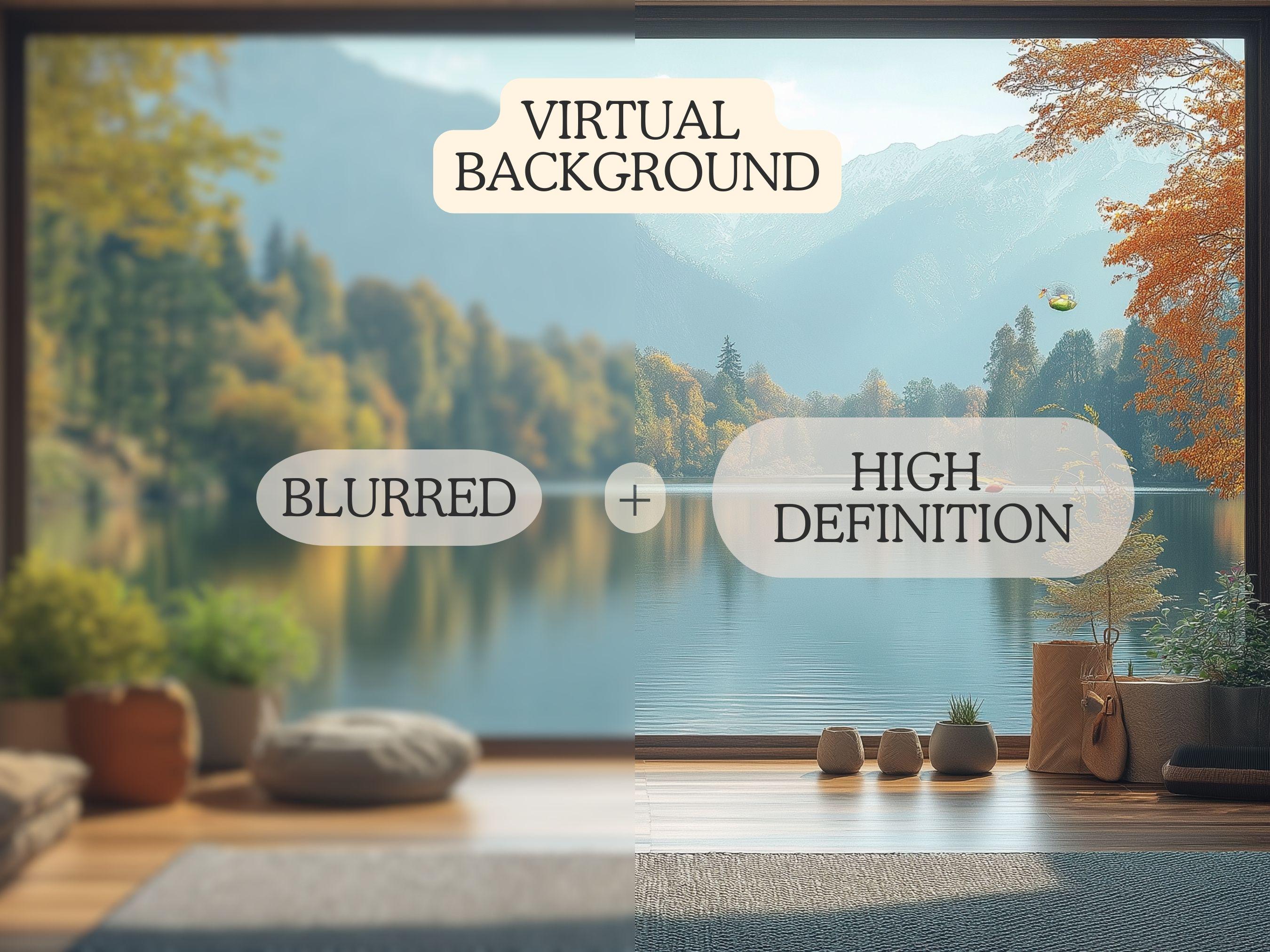 Lake View Virtual Background for Zoom, Teams, Meets, Webex | 16:9 Ratio ...