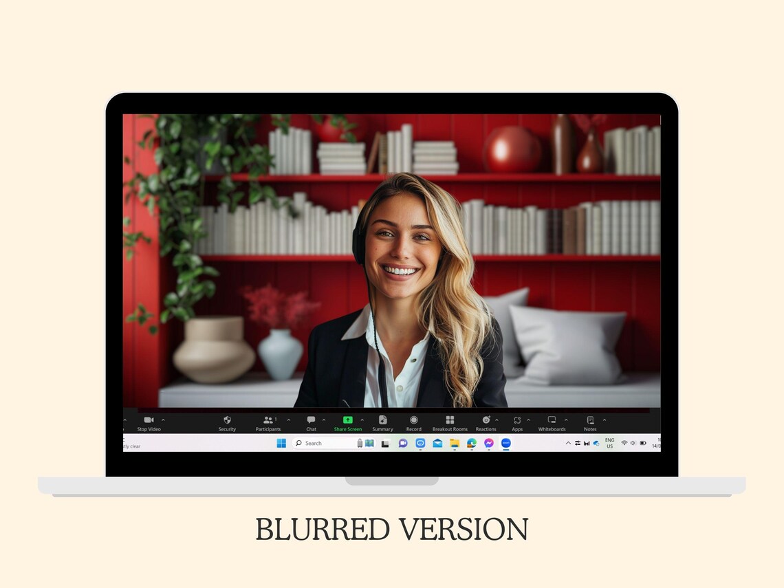 Zoom Background Home Office Virtual Office Zoom Background Office ...