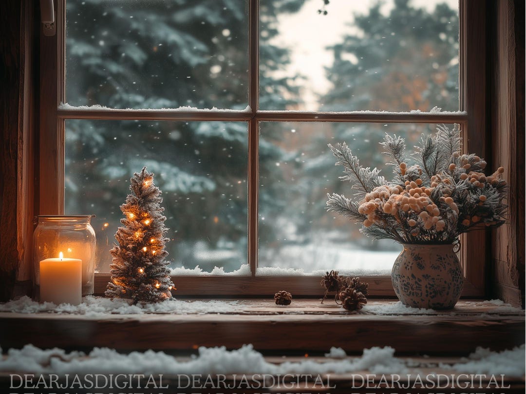 Christmas Zoom Backgrounds Holiday Season Backdrop Realistic Home Teams ...