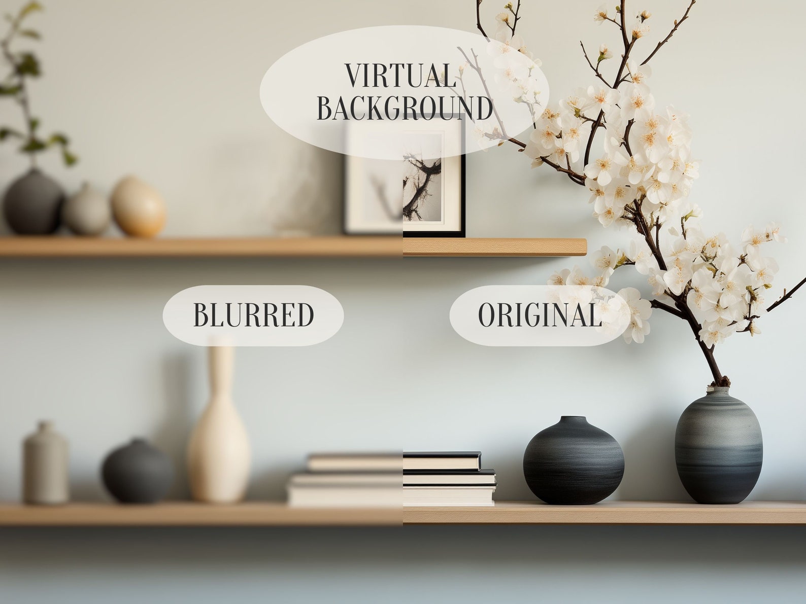 Virtual Background for Zoom and Teams Virtual Meetings | Minimalist ...