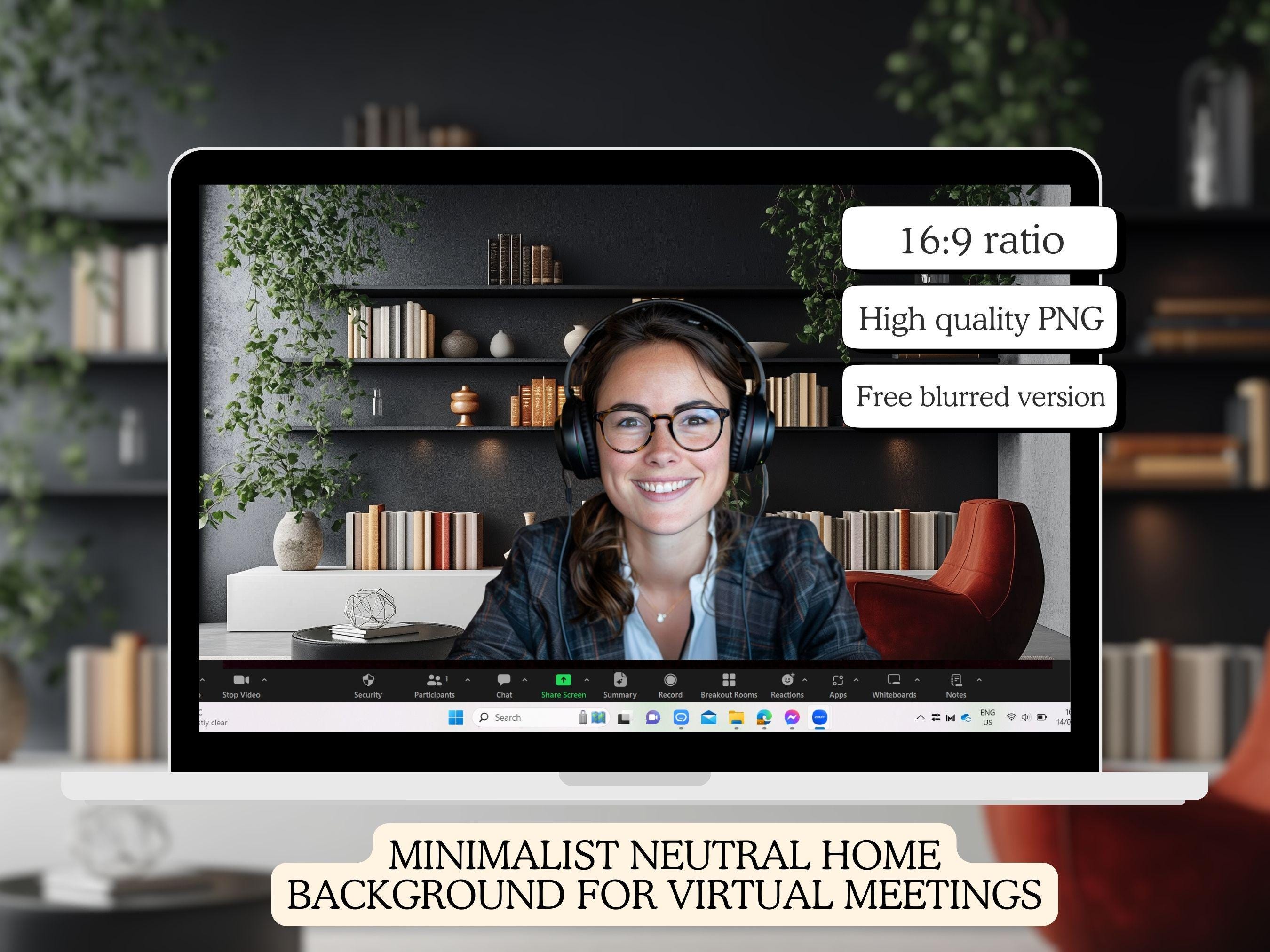 Virtual Background for Zoom and Teams Virtual Meetings Minimalist ...