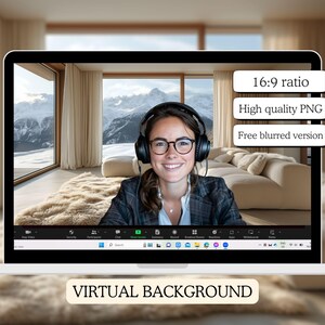 Mountain View Virtual Background | Scenic Zoom Background | Nature ...