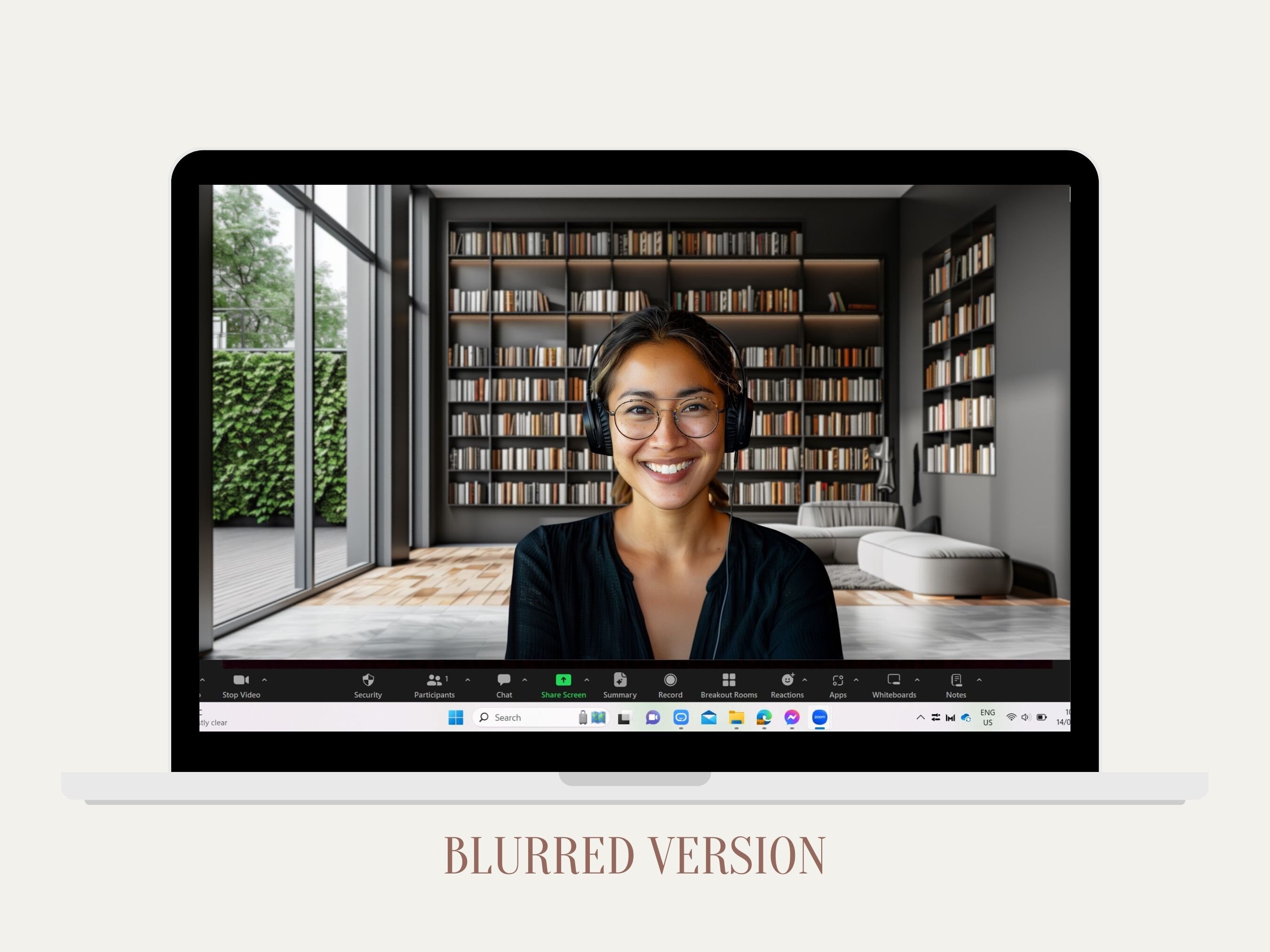 Background Virtual Office Zoom Background for Professionals Work From ...