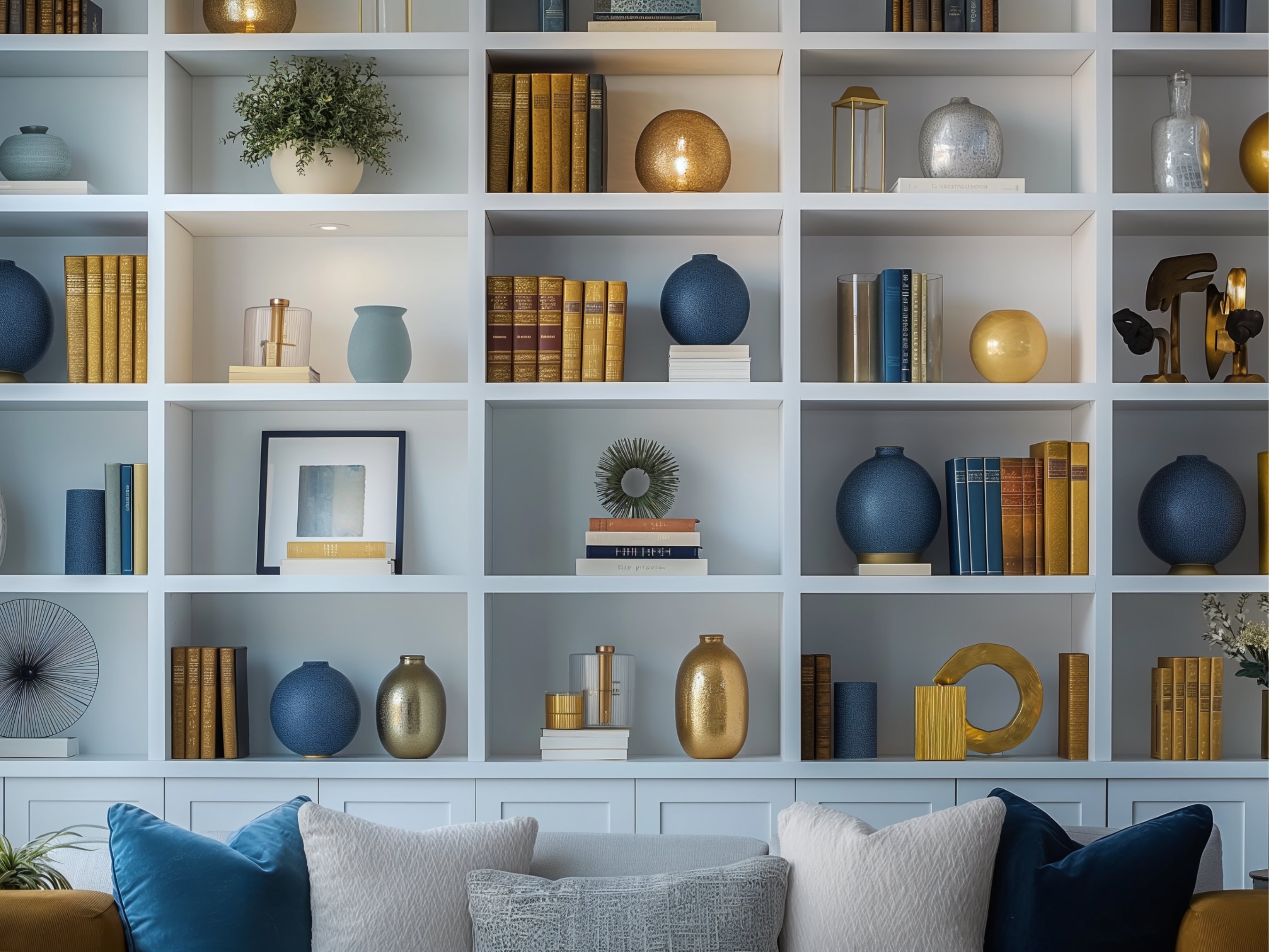 Zoom Background Home Office, Bookshelf Background, Zoom Home Office Virtual Background, Modern ...