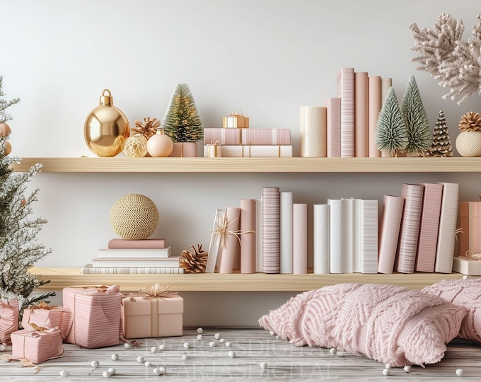 Home Office Virtual Background Pink, Zoom Meeting Backdrop, Vibrant ...