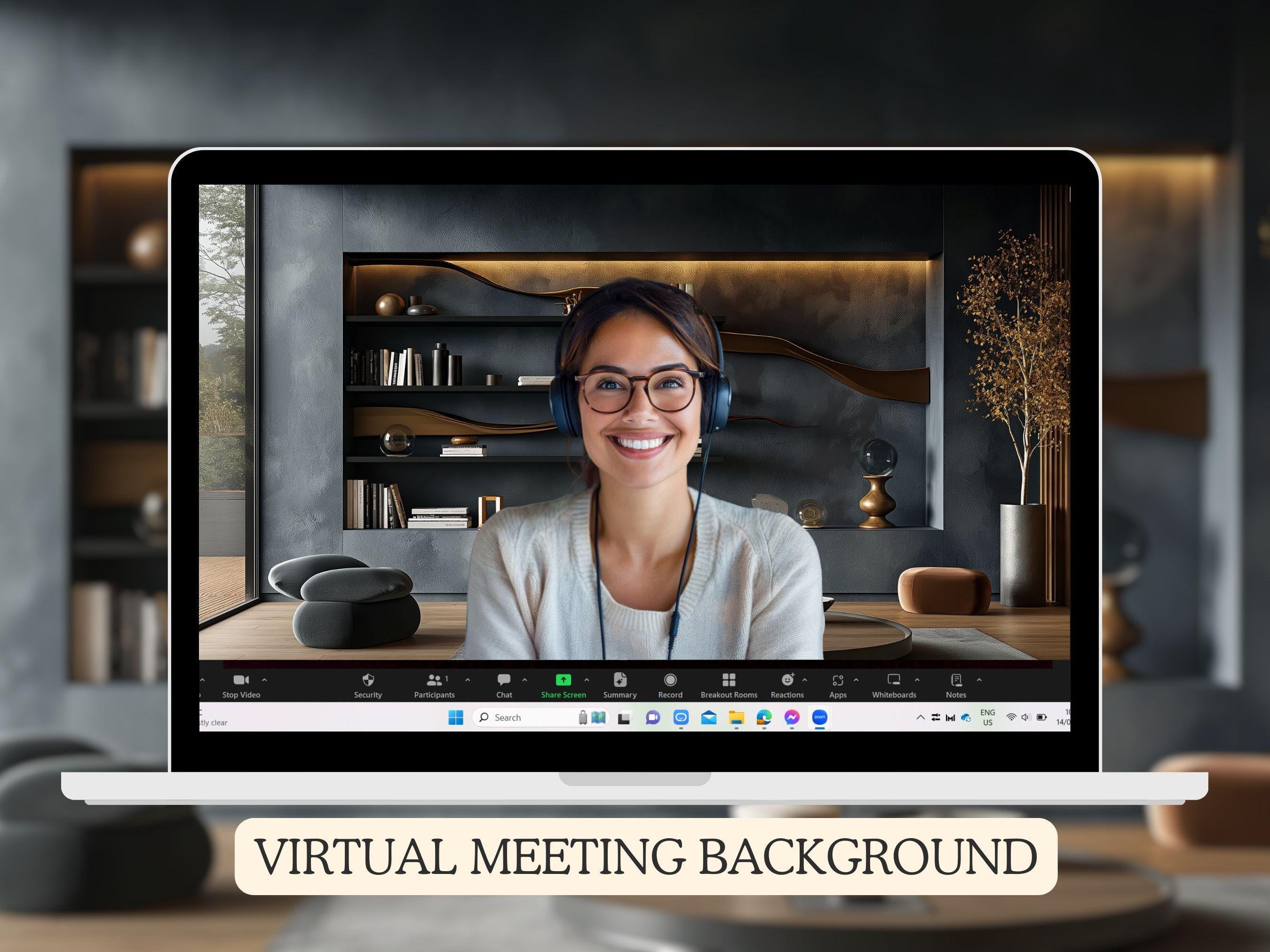 Zoom Background Home Office Virtual Office Zoom Background Office ...
