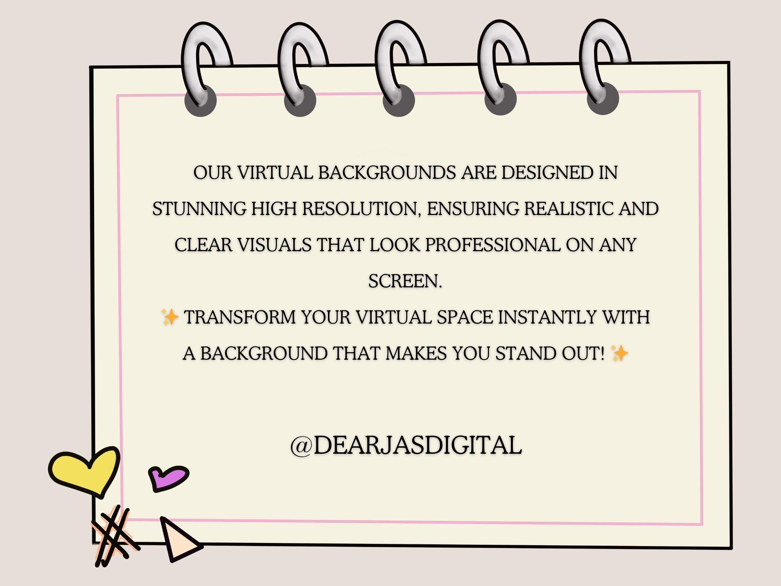 Virtual Background for Zoom and Teams Virtual Meetings Minimalist ...