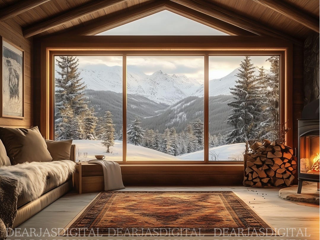 Christmas Zoom Backgrounds | Holiday Season Backdrop | Realistic Home | Teams Background ...