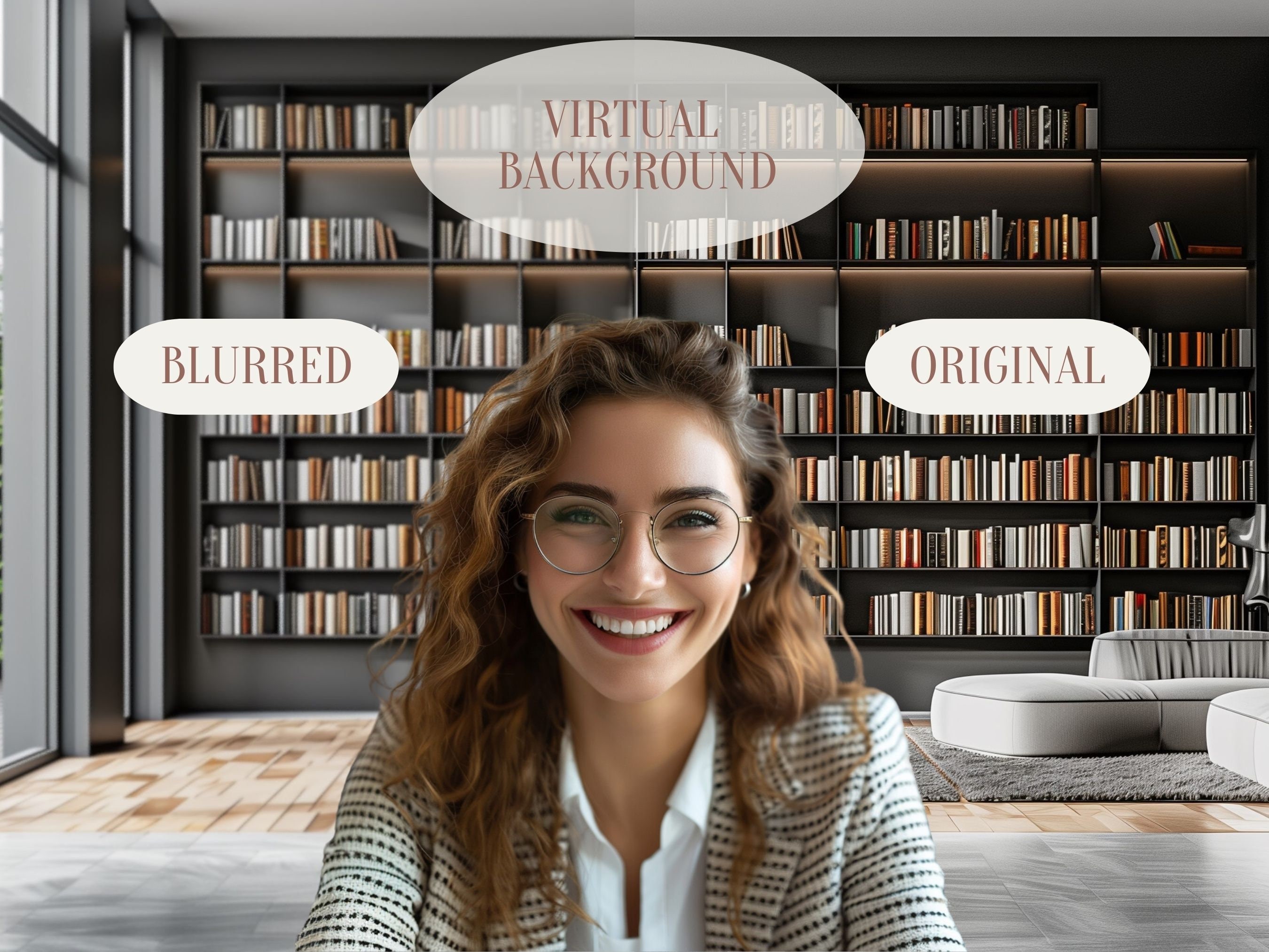 Background Virtual Office Zoom Background for Professionals Work From ...