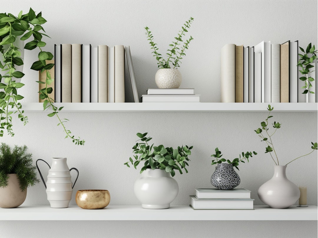 Modern Office Bookshelf Zoom Background - Professional Home Office ...