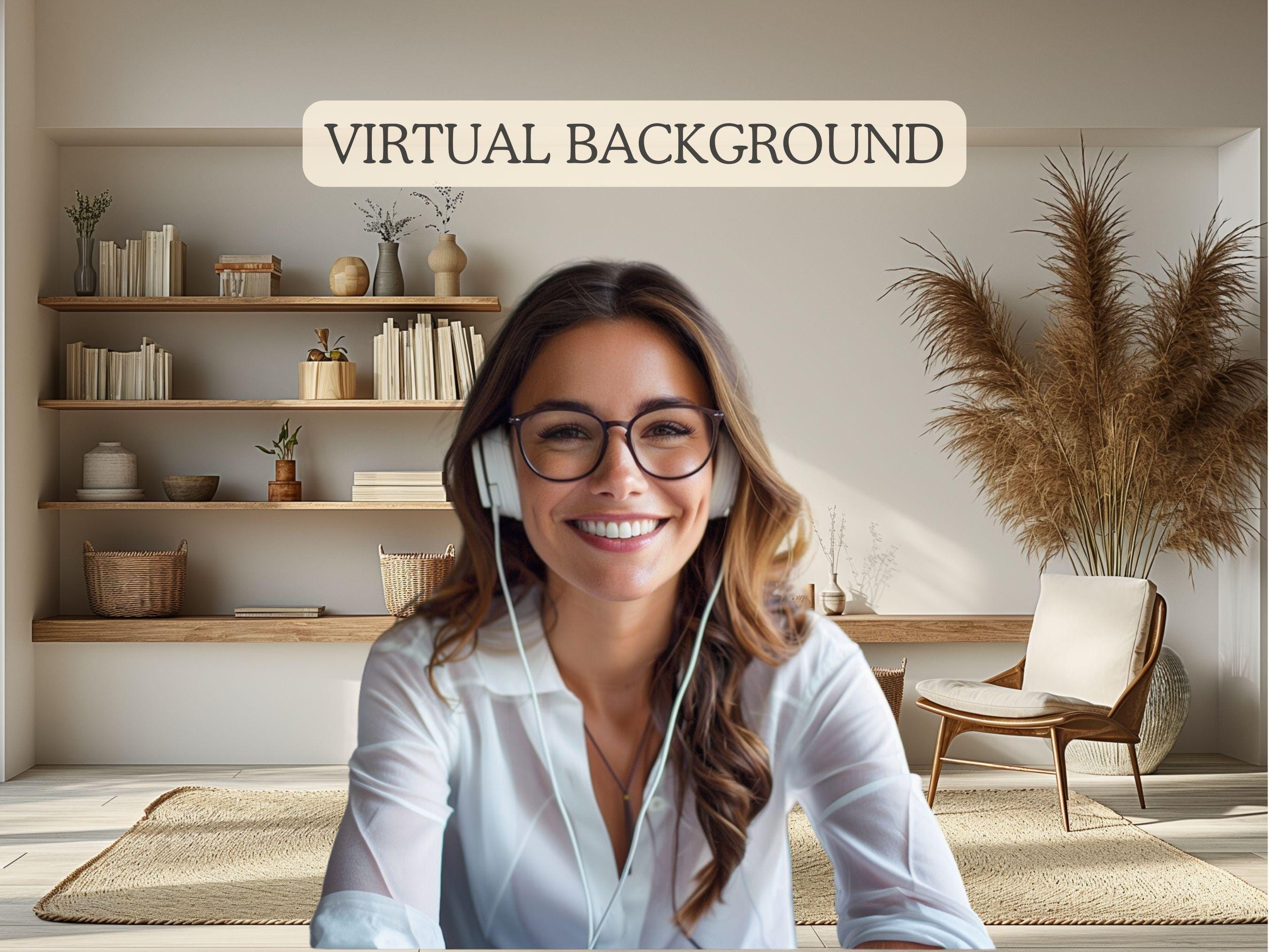 Zoom Backgrounds Home Office Virtual Office Zoom Background Office ...