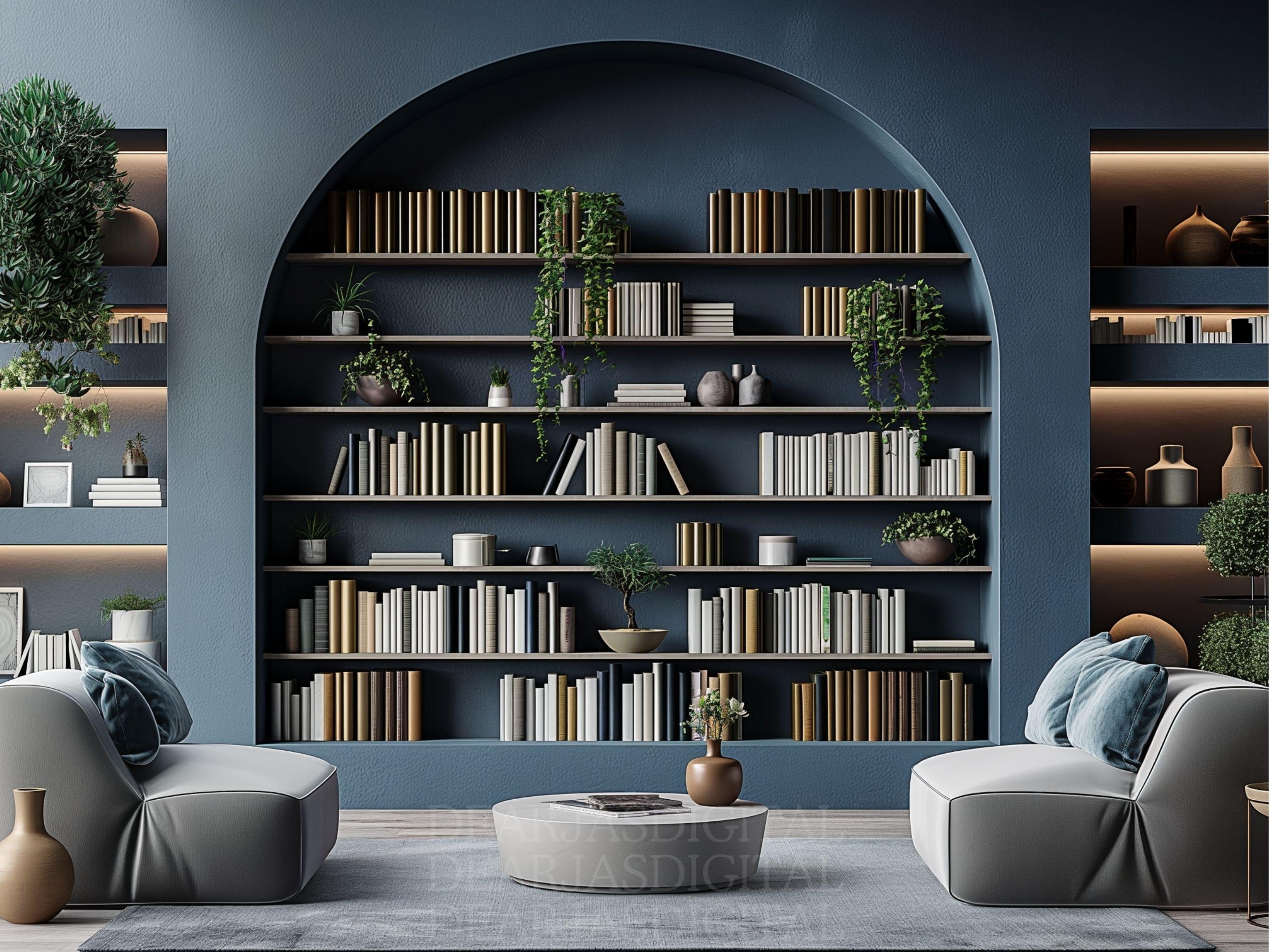 Zoom Backgrounds Modern Home Office Virtual Office Stylish Zoom ...