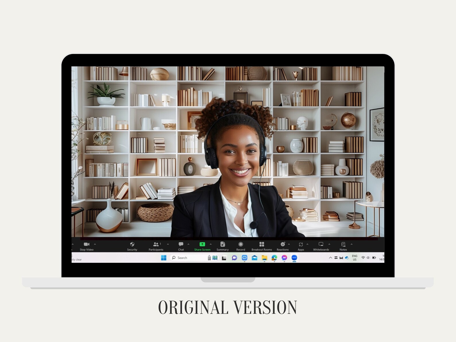 Virtual Office Zoom Backgrounds Office Backdrop Home Office Background ...