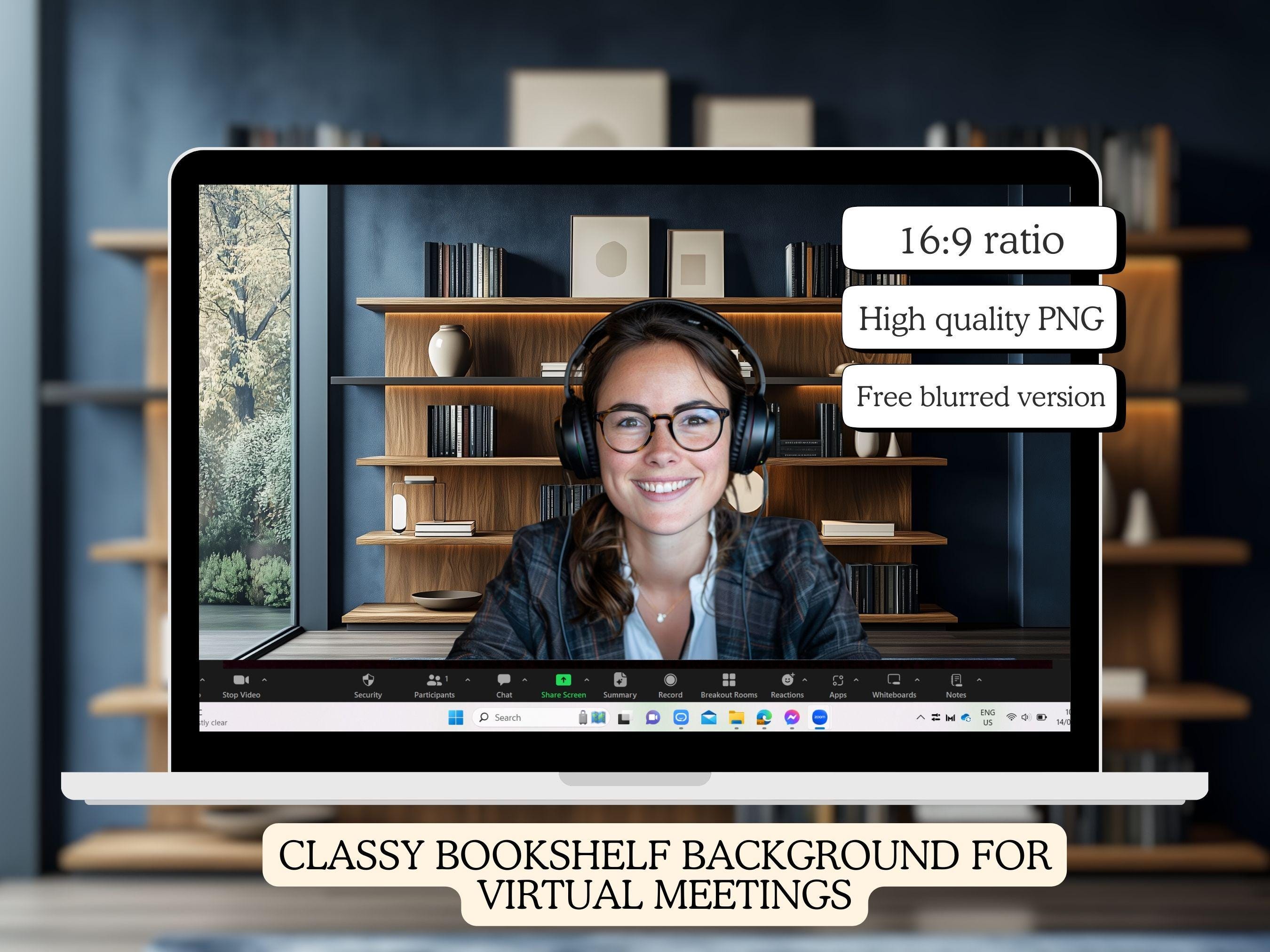 Zoom Backgrounds Home Office Virtual Office Zoom Background Office ...