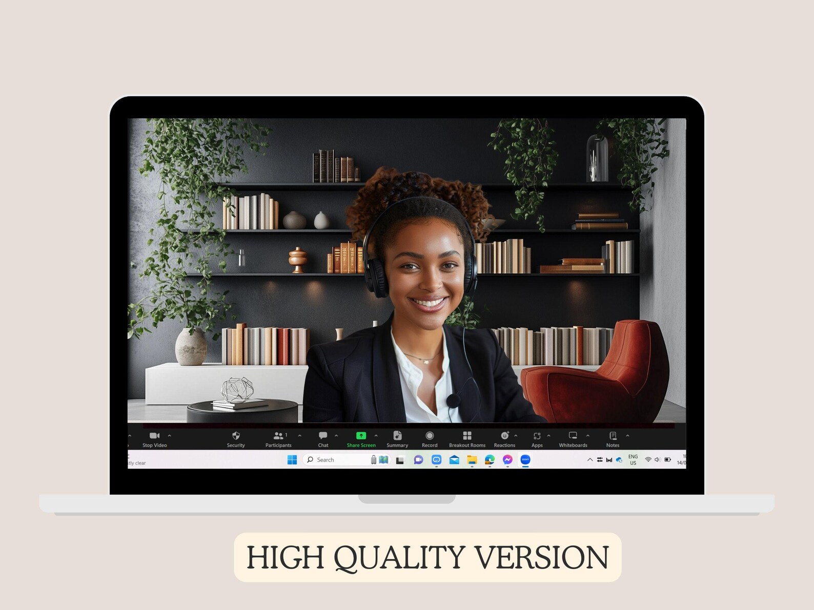 Virtual Background for Zoom and Teams Virtual Meetings Minimalist ...