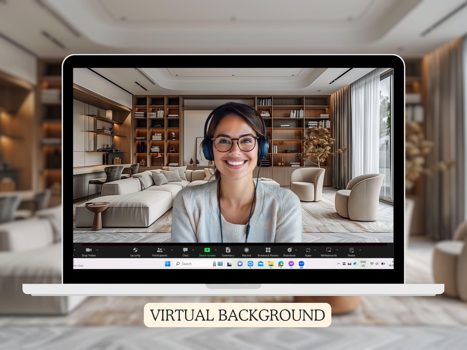 Zoom Background for Studio | Professional Virtual Background for Teams ...
