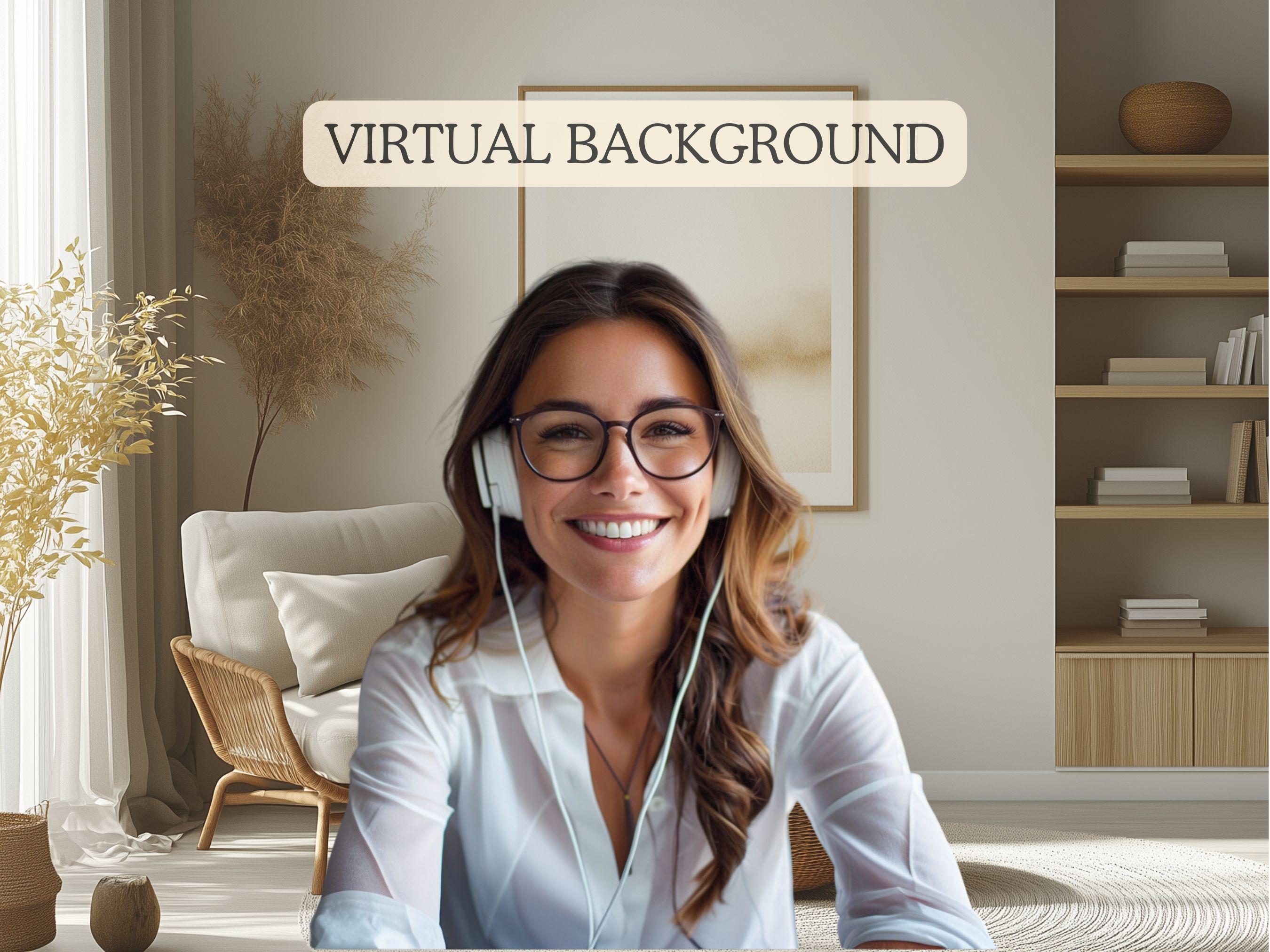 Virtual Office Zoom Background Office Backdrop Home Office Background ...