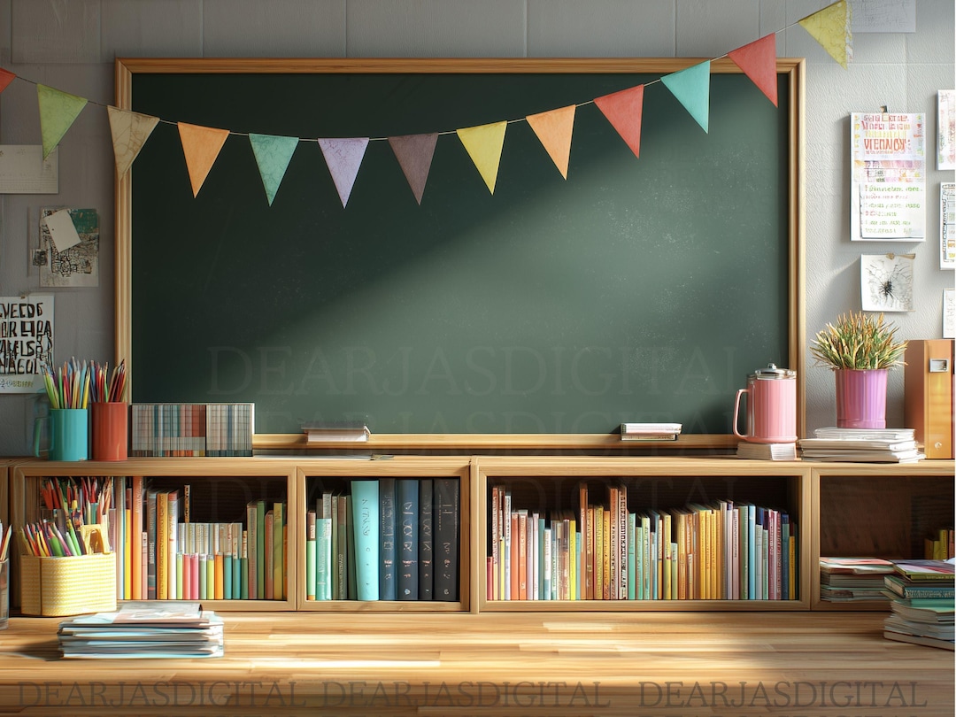 Virtual Classroom Background for Teachers | Back to School Zoom ...