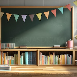 Virtual Classroom Background for Teachers | Back to School Zoom ...