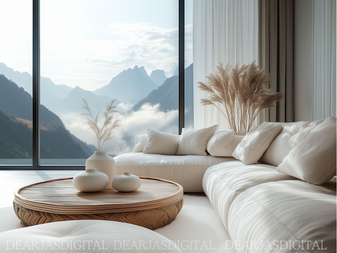 Mountain View Virtual Background | Scenic Nature Zoom Backdrop (digital ...