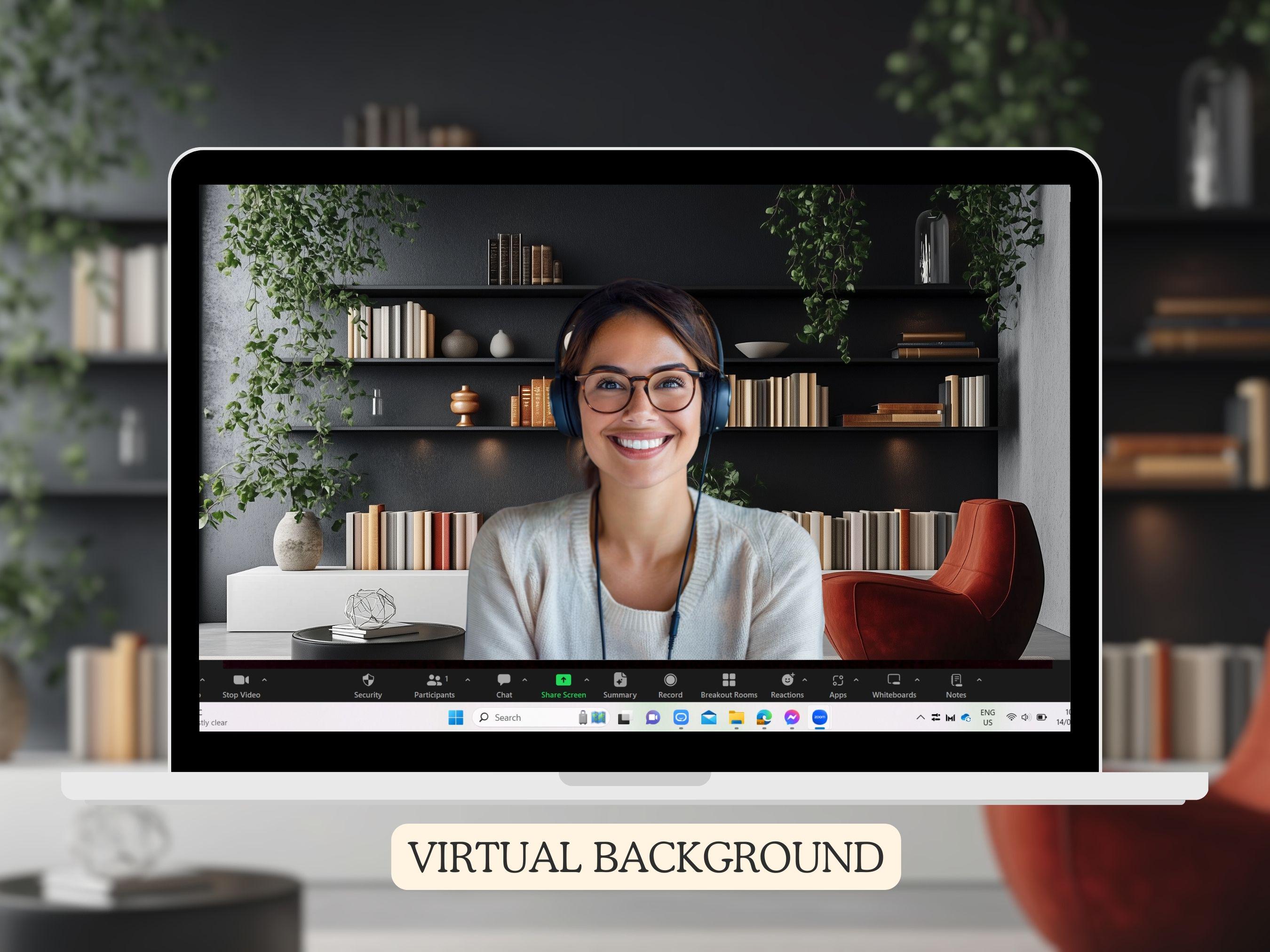 Virtual Background for Zoom and Teams Virtual Meetings Minimalist ...