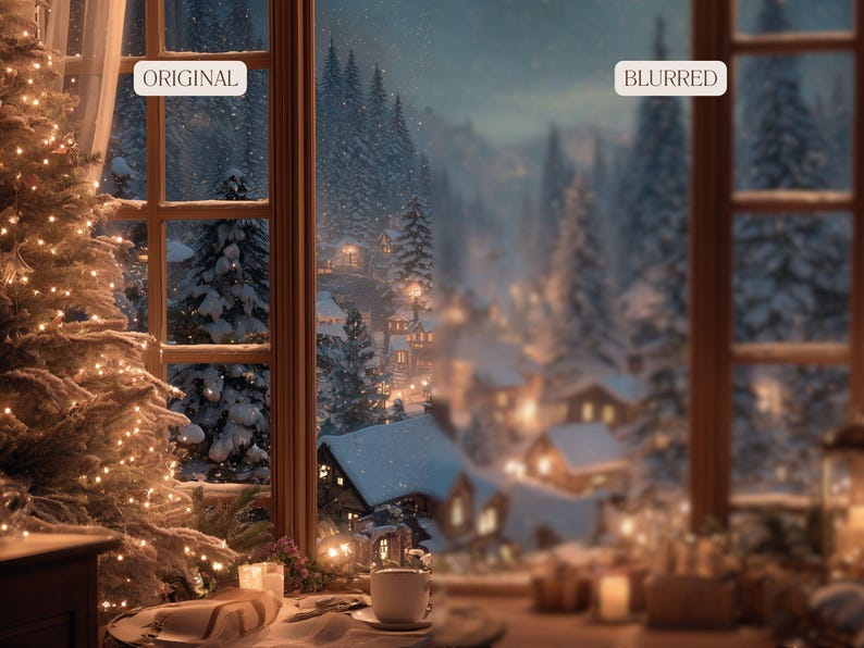 Holiday Virtual Backgrounds Festive Christmas & Winter Scenes for Zoom ...