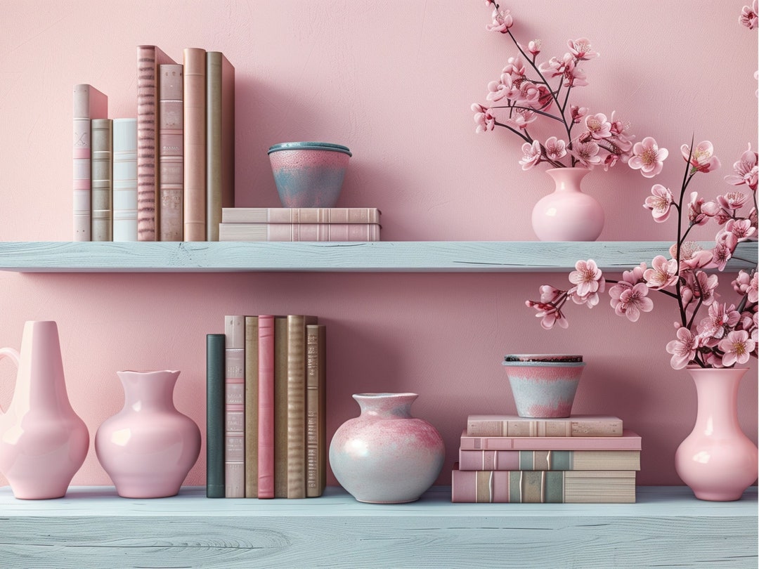 Zoom Background Office, Team Virtual Meetings Pink Virtual Professional ...