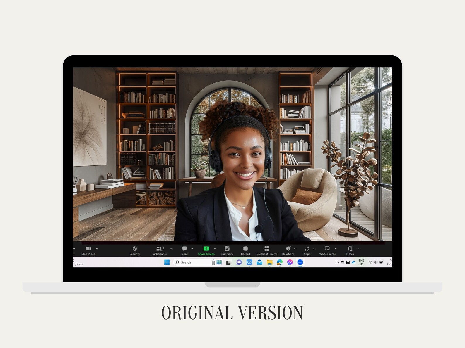 Zoom Background, Background Png, Zoom Background Home Office, Bookshelf ...