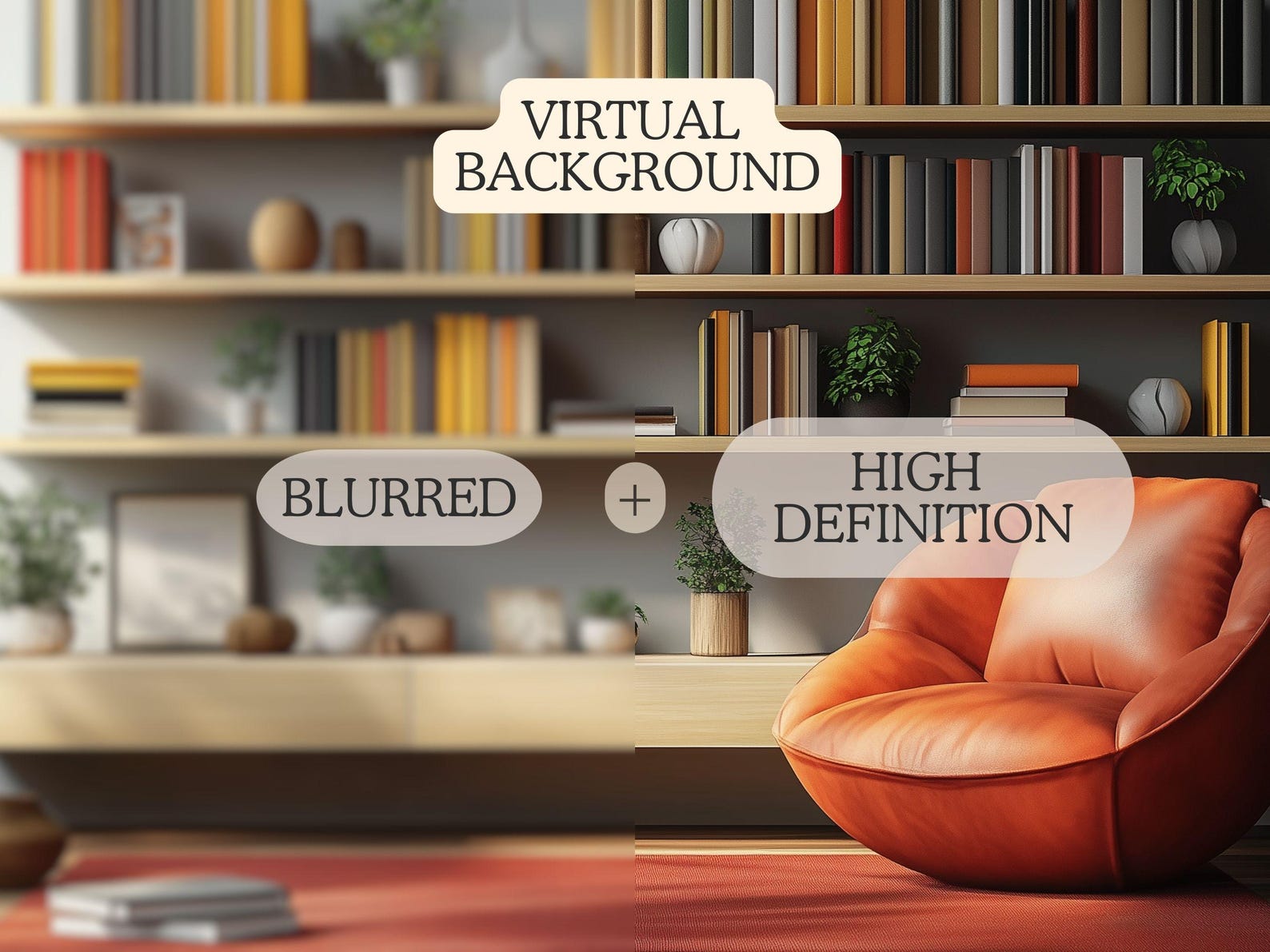 Virtual Background for Zoom and Teams Virtual Meetings Minimalist ...