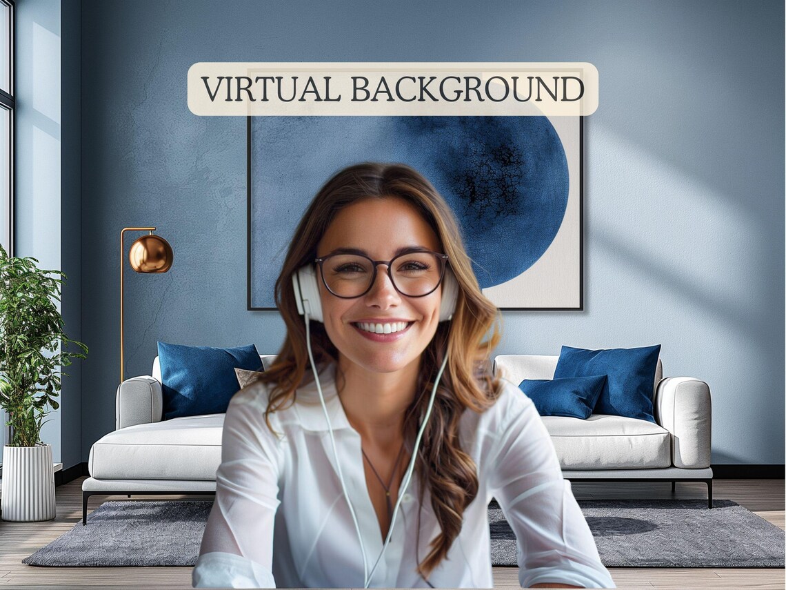 Virtual Office Zoom Background Office Backdrop Home Office Background ...