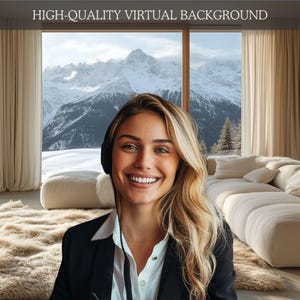 Mountain View Virtual Background | Scenic Zoom Background | Nature ...