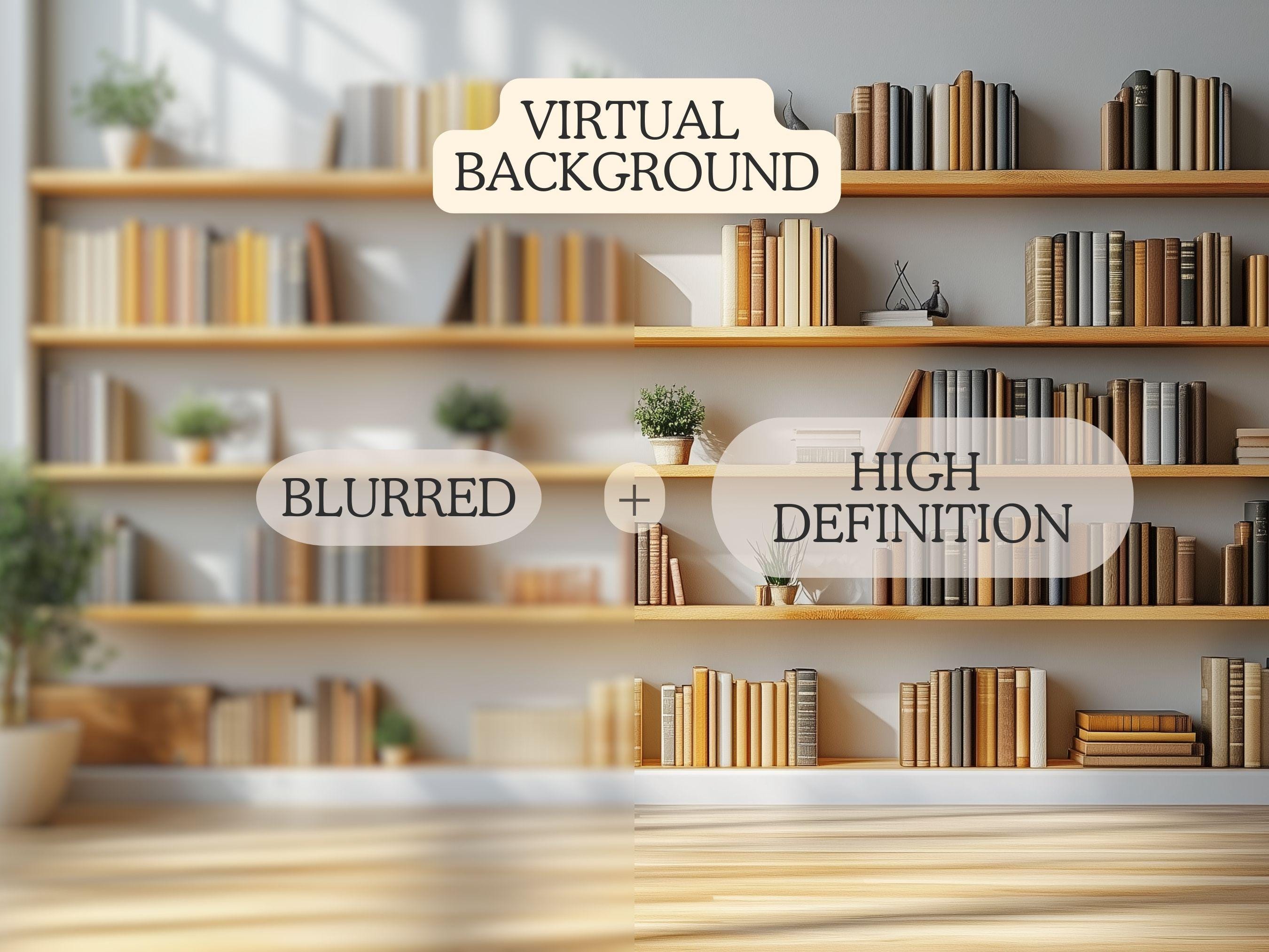 Zoom Background for Interview, Digital Backdrop Professional, Modern ...