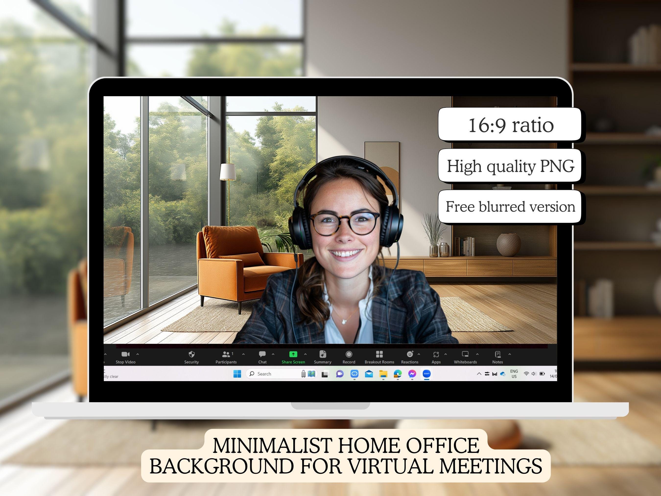 Virtual Office Zoom Background Office Backdrop Home Office Background ...