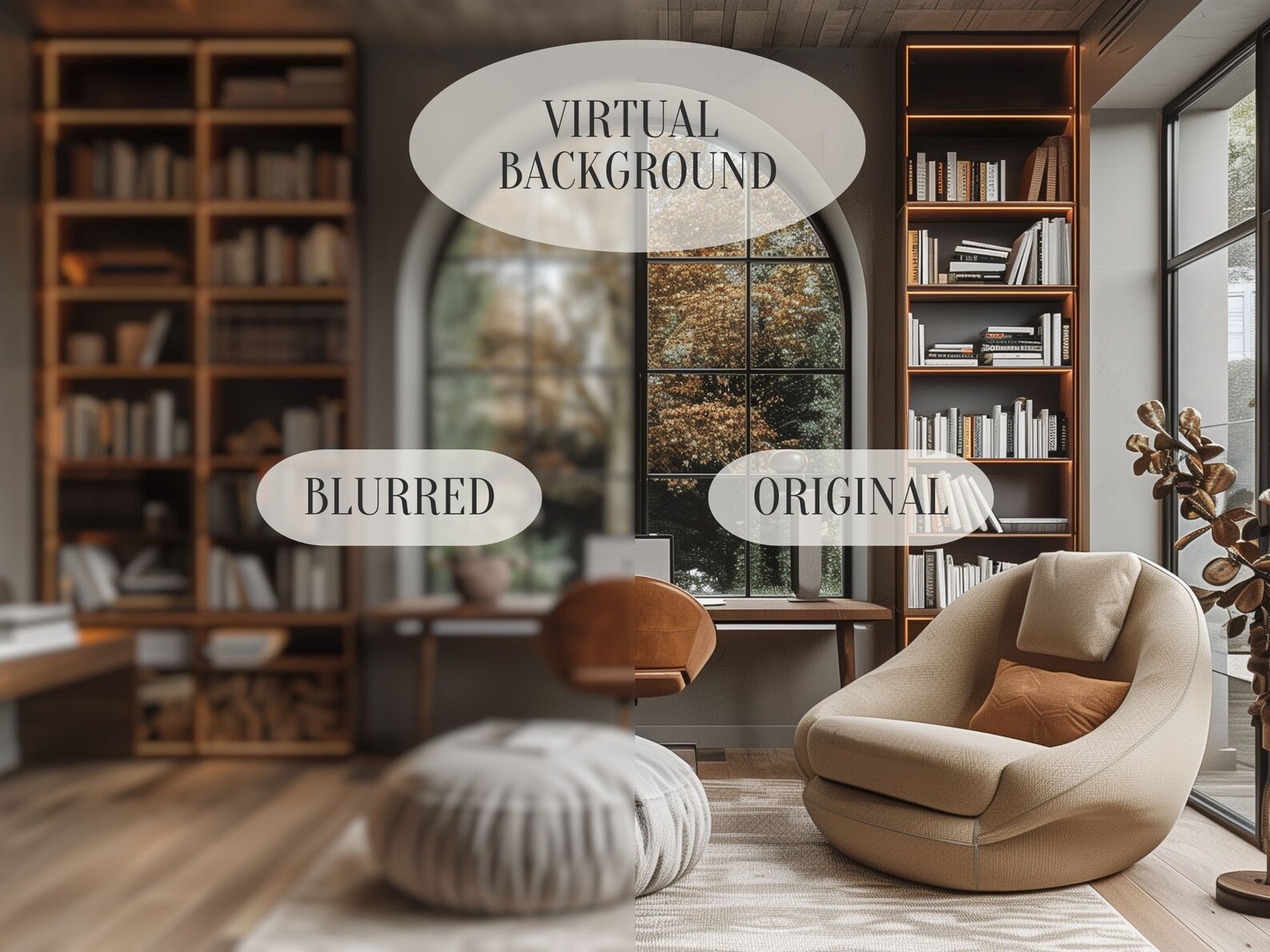 Zoom Background, Background Png, Zoom Background Home Office, Bookshelf Background, Desktop ...