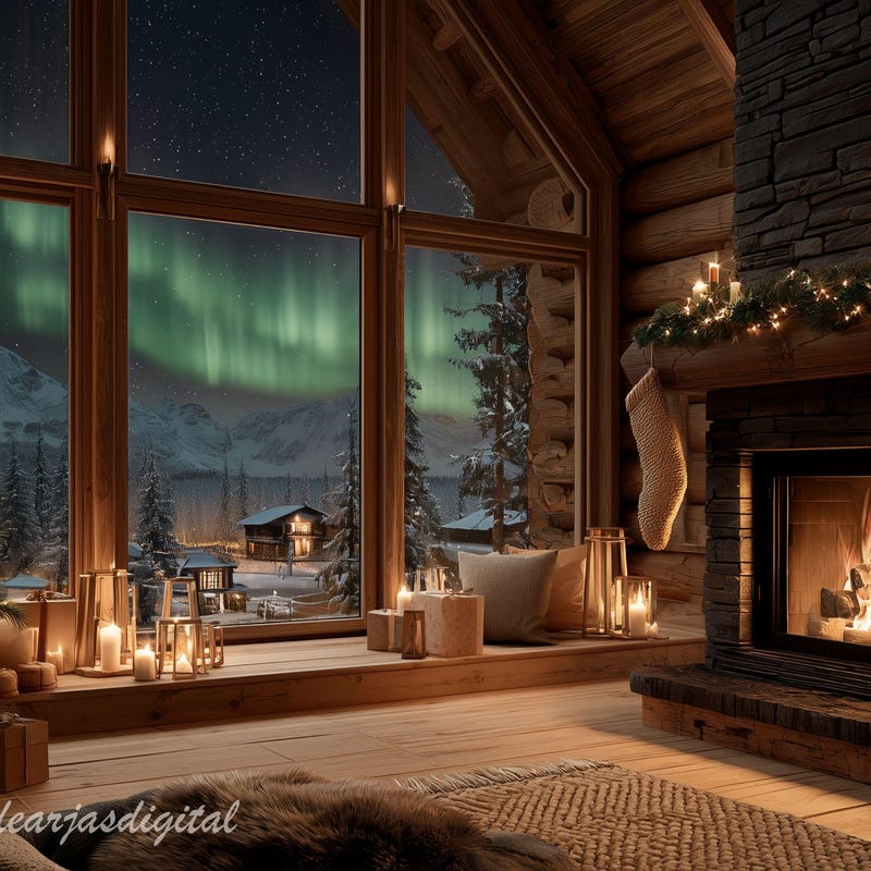 Teams Background Cabin - Etsy