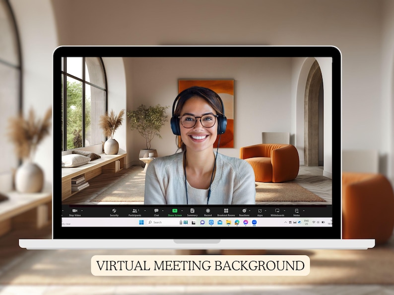 Zoom Background Home Office Virtual Office Zoom Background Office ...