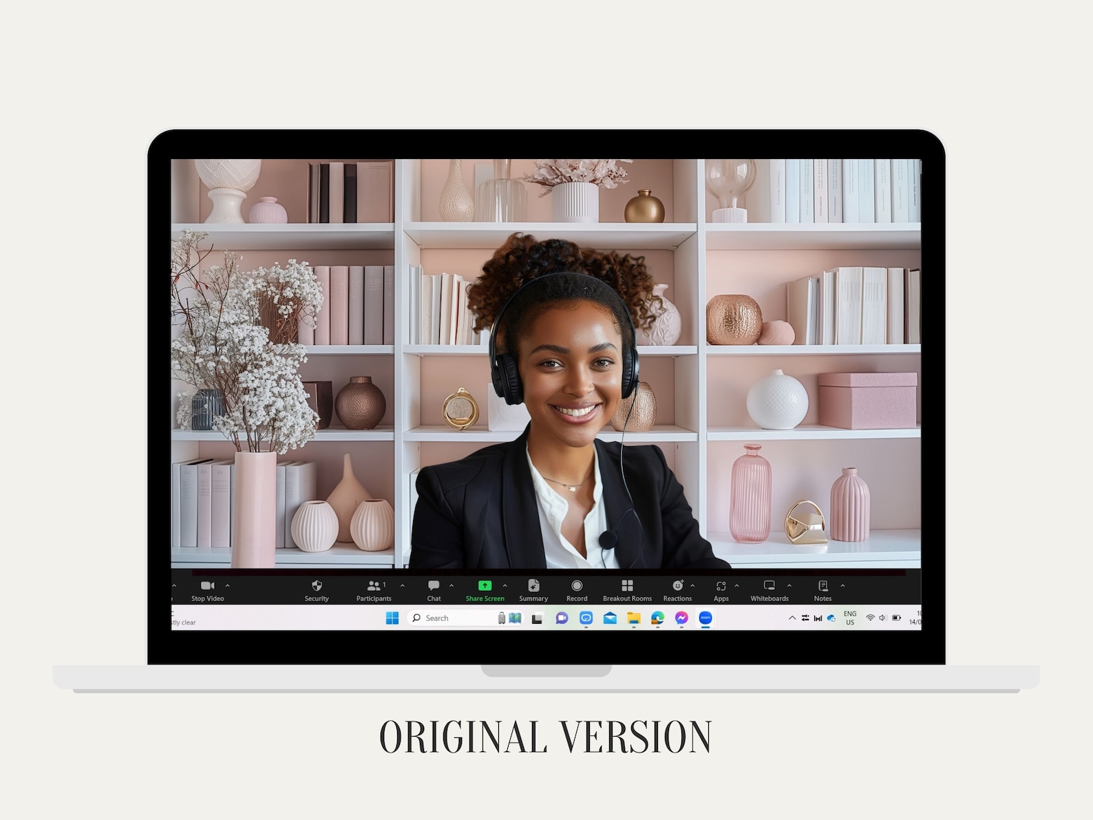 Virtual Office Zoom Backgrounds Office Backdrop Home Office Background ...
