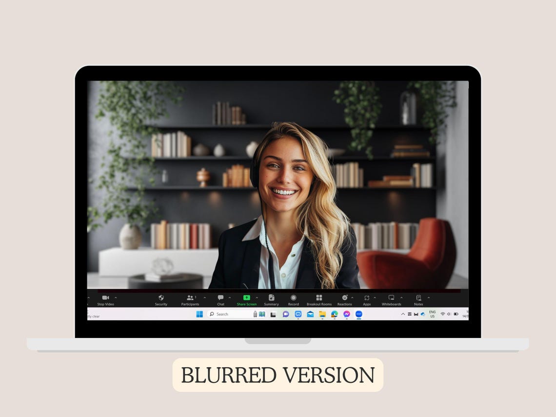 Virtual Background for Zoom and Teams Virtual Meetings Minimalist ...