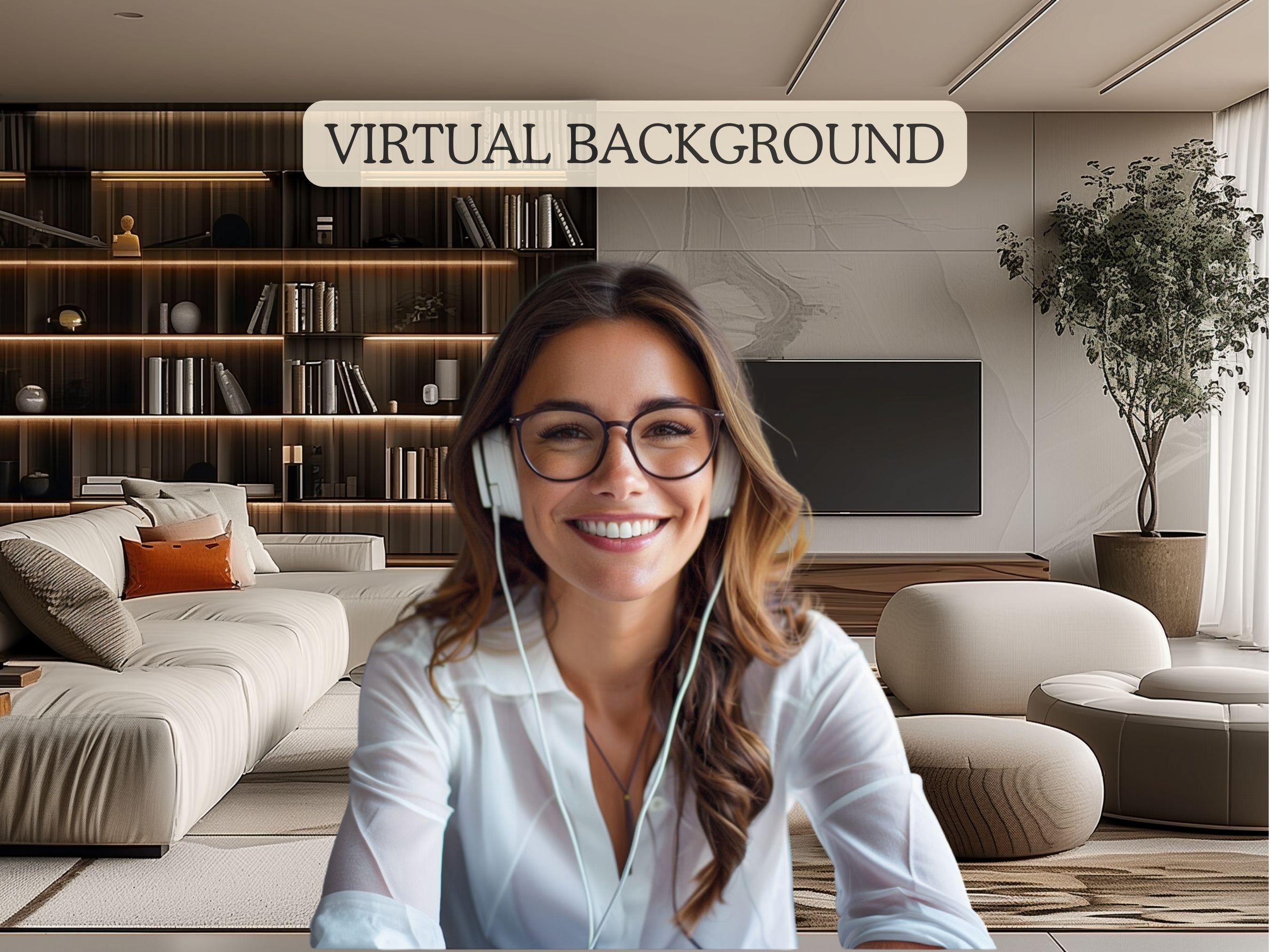 Zoom Backgrounds | Zoom Background Home Office | Home Office Virtual ...