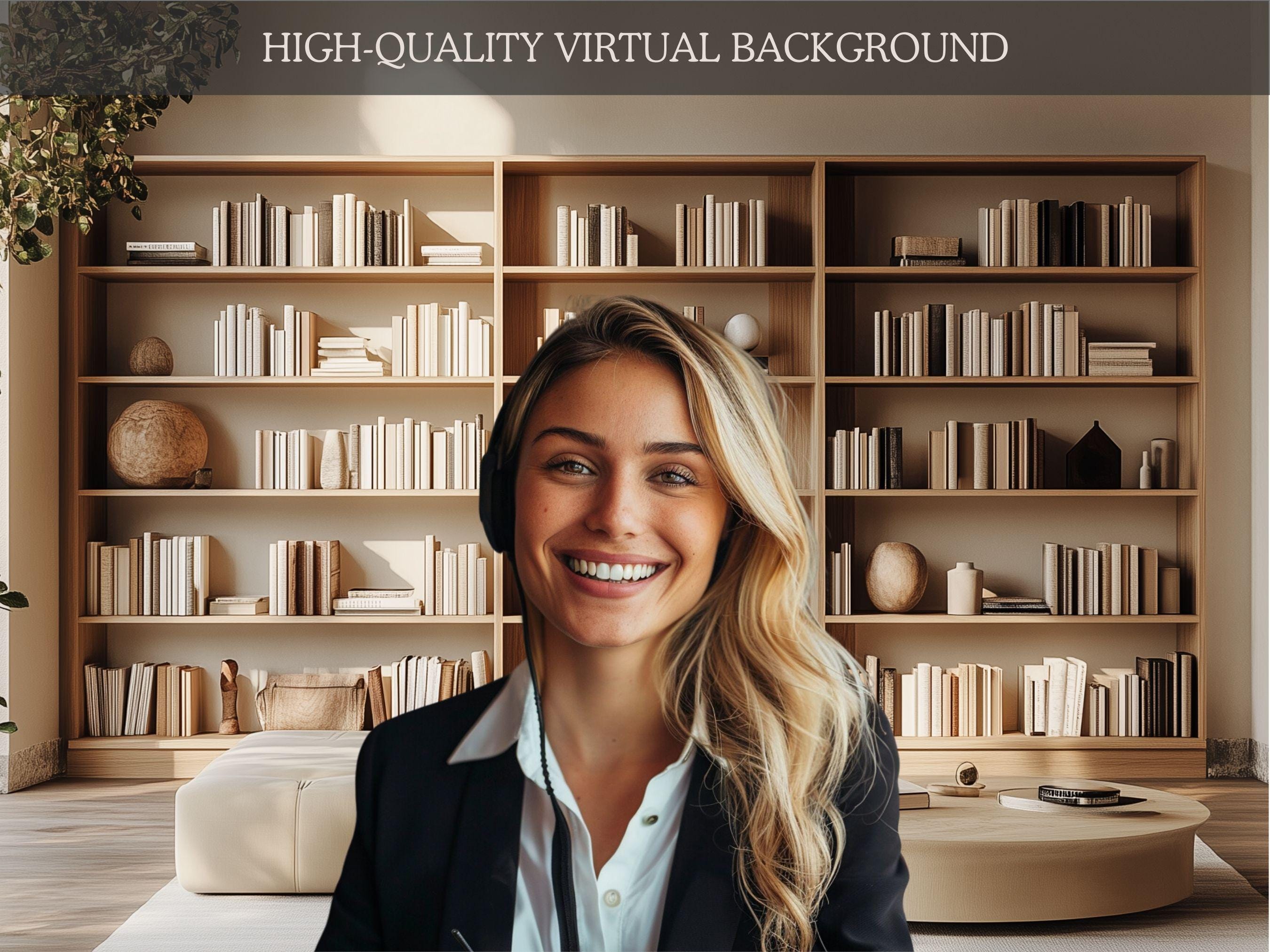 Virtual Background for Zoom and Teams Virtual Meetings | Minimalist ...
