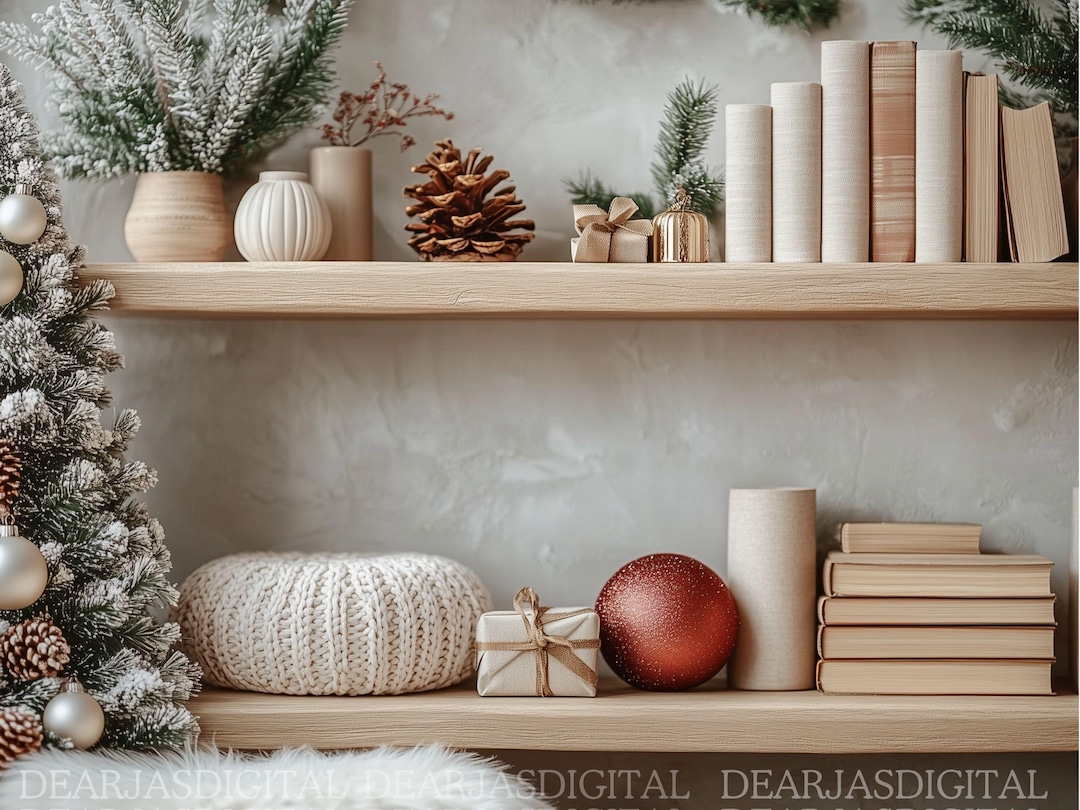 Zoom Background Office Christmas | Modern Home Office Decor | Festive ...
