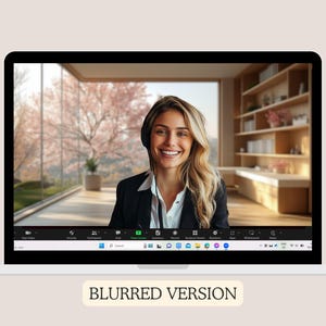 Minimalist Spring Virtual Background | Aesthetic Zoom Background ...