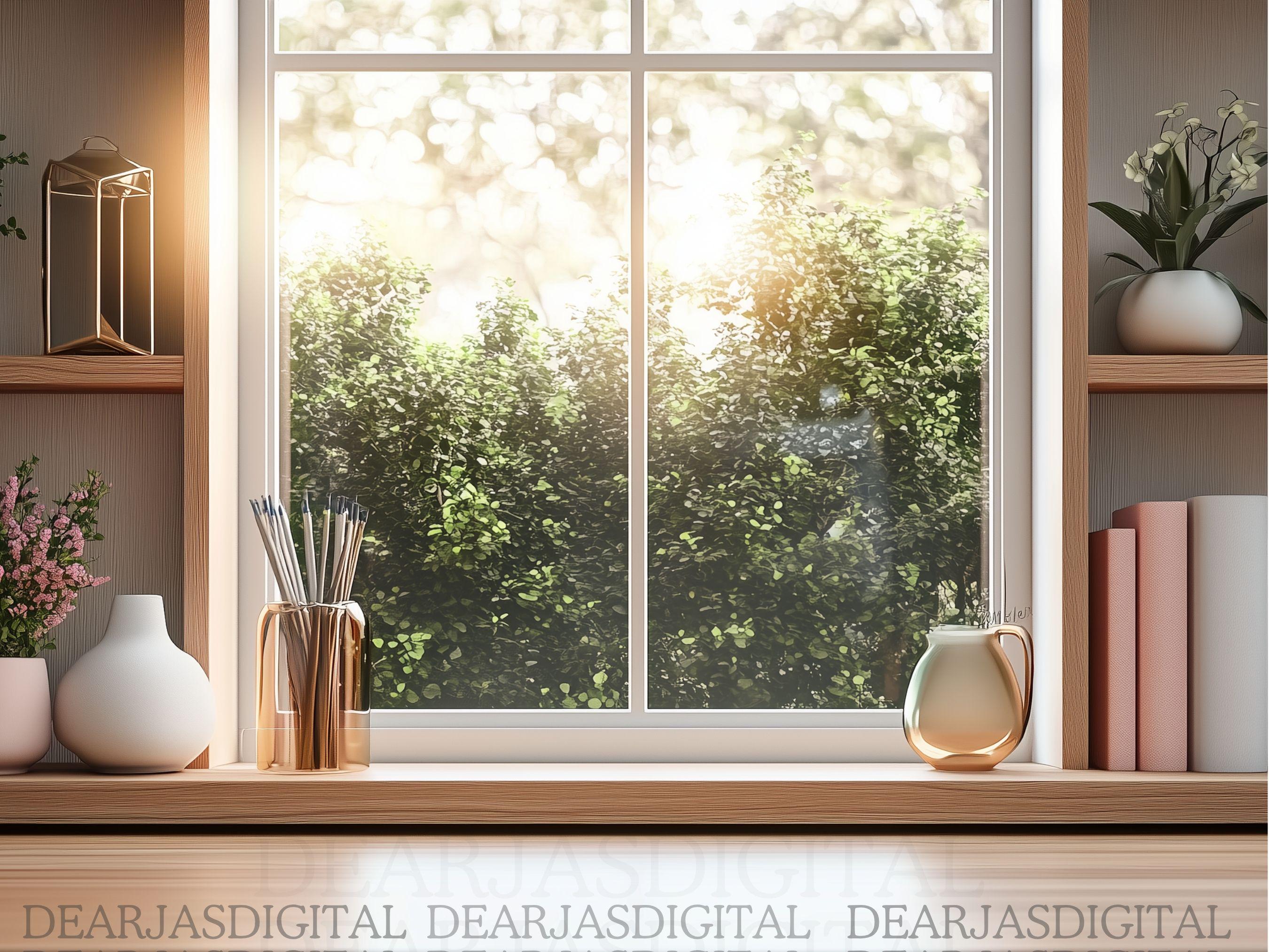 Zoom Home Office Virtual Background Window Teams Backdrop Realistic ...