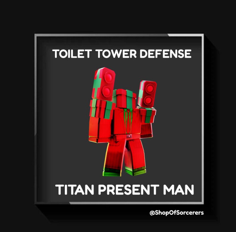 TTD Toilet Tower Defense Titan Present Man - Etsy